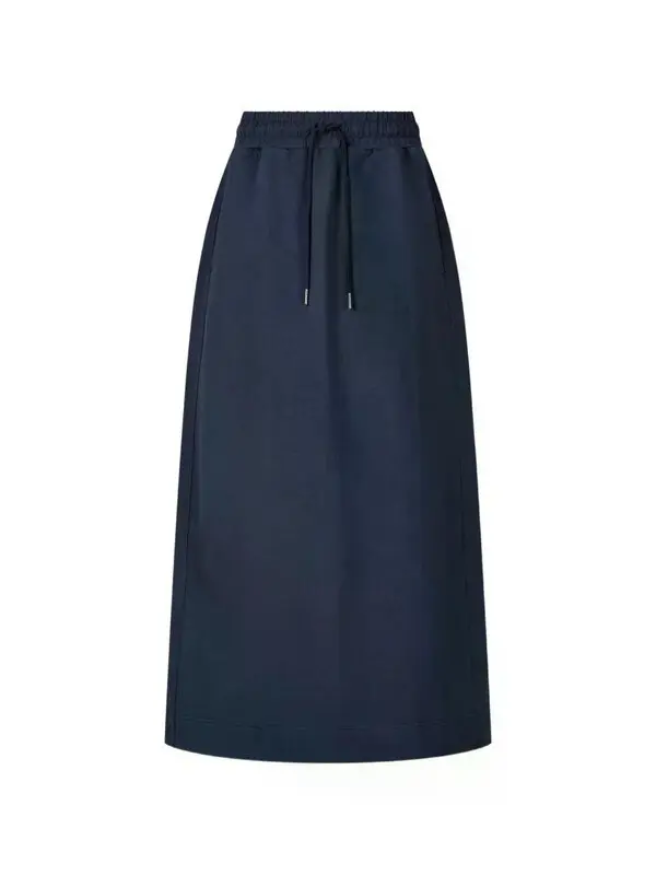 STUDIO TOMBOY Drawstring Waist Rear Slit Skirt
