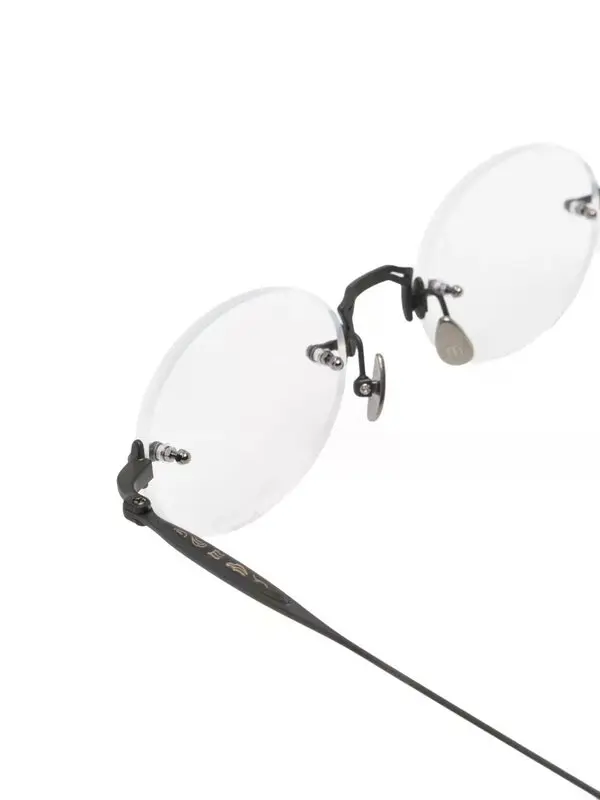 Matsuda Rimless Round-frame Eyeglasses