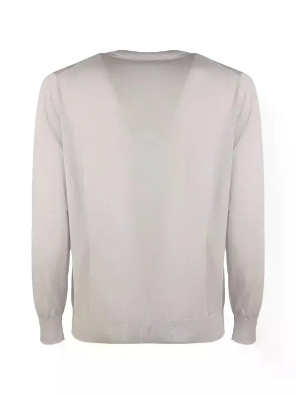 KANGRA Ribbed Trim Sweater