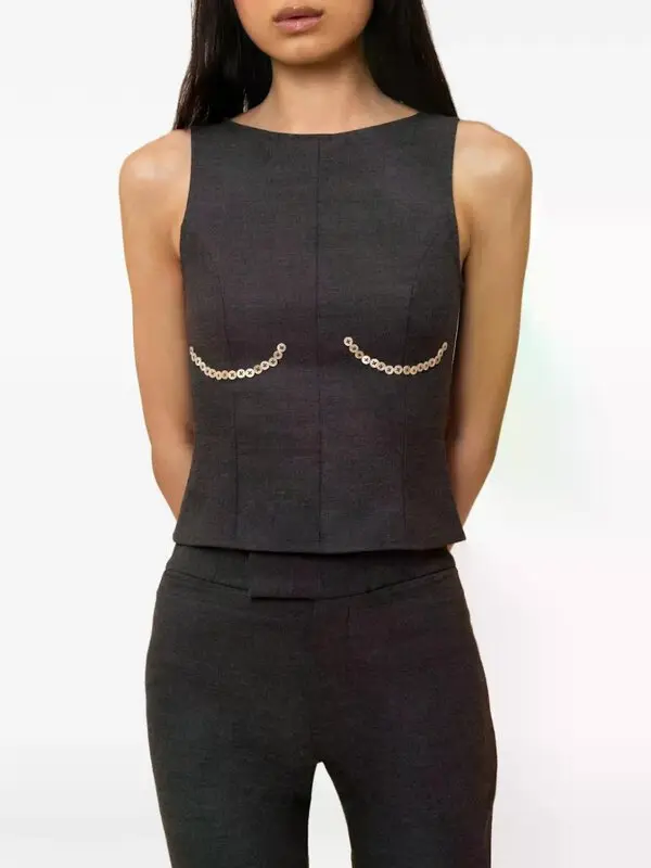CONTESSA MILLS Cora Embellished Top
