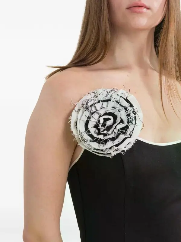 CONTESSA MILLS Helix Floral Appliqué Top