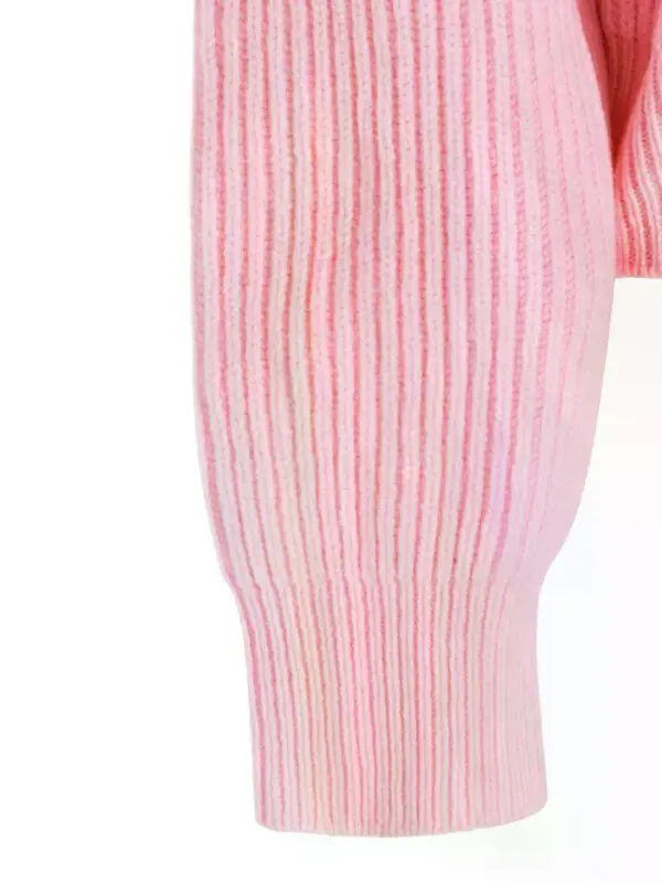 Marni Ribbed Knit V-neck Sweater