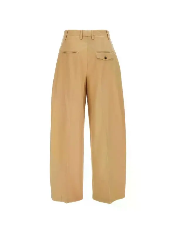 Alberto Biani Pleated Wide-leg Trousers