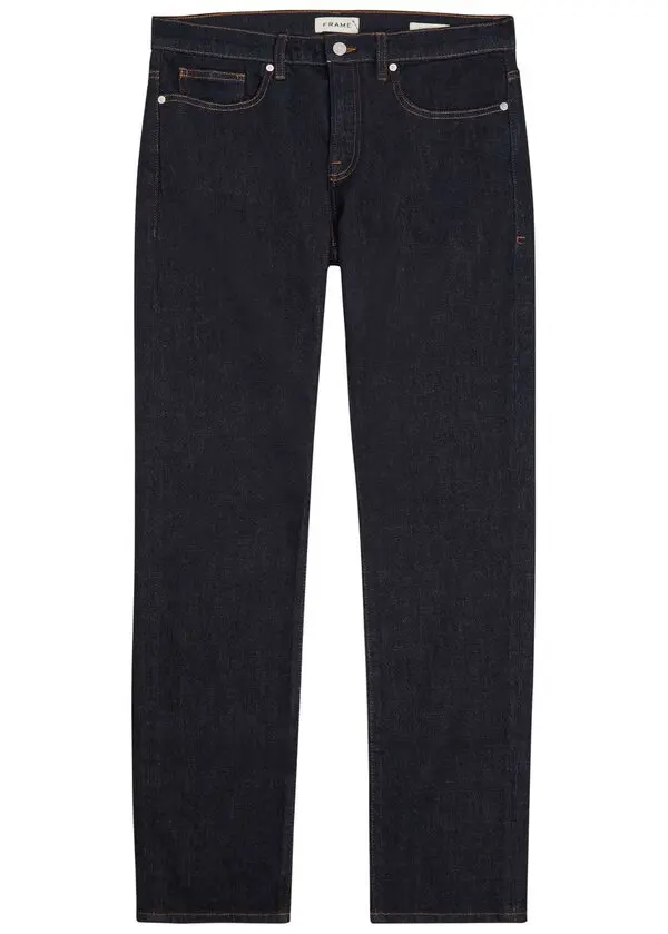 FRAME Slim-leg Jeans - Dark Blue