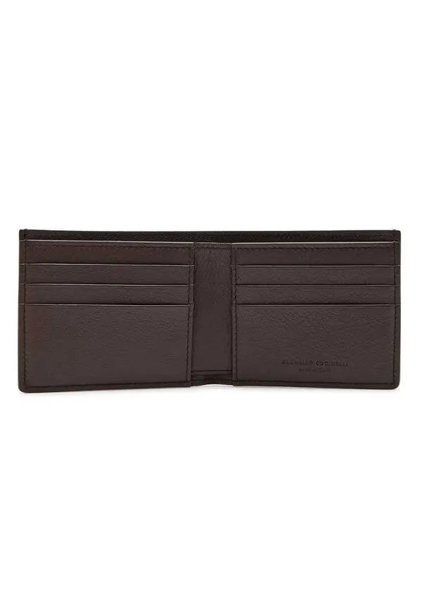 Brunello Cucinelli Logo-debossed Leather Wallet