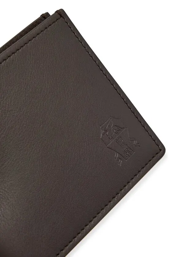 Brunello Cucinelli Logo-debossed Leather Wallet