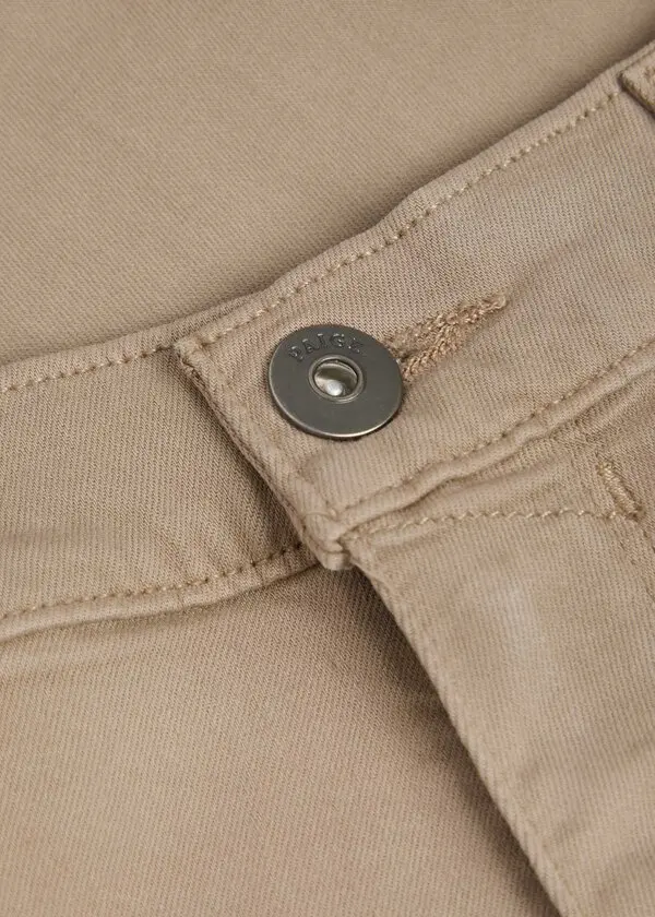 Paige Federal Slim Straight-leg Jeans - Beige
