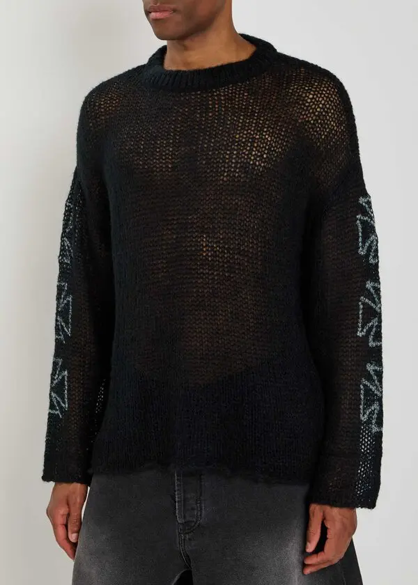 ASKYURSELF Open-knit Jumper