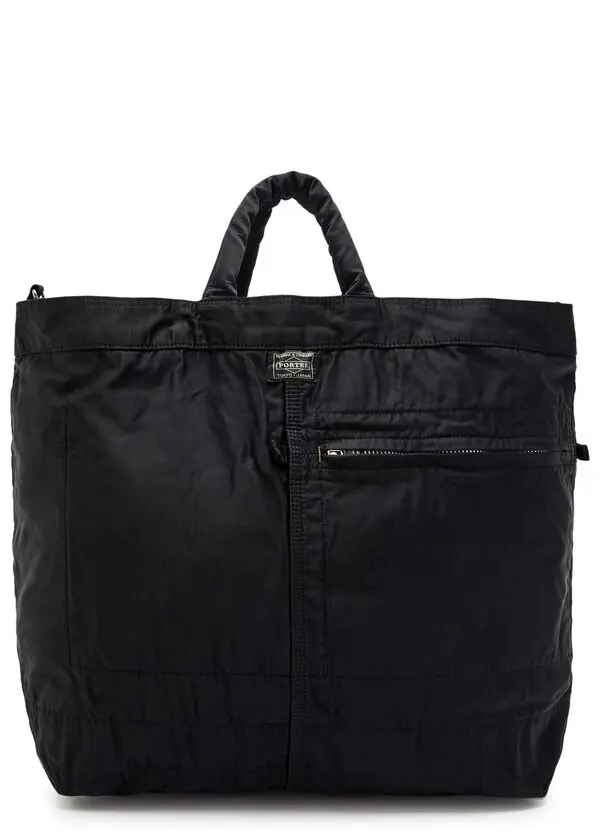 PORTER Mile 2-way Nylon Tote Bag - Black