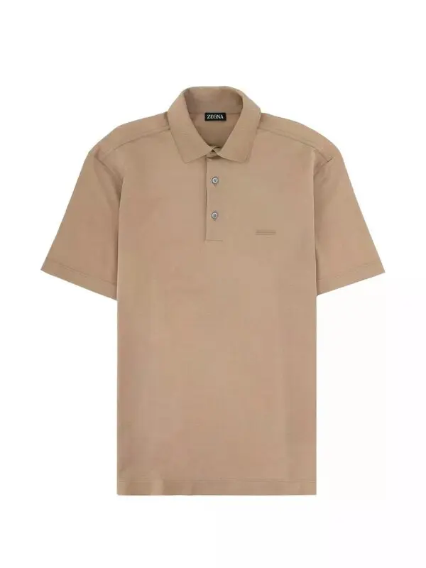 Zegna Logo-embroidered Short-sleeve Polo Shirt