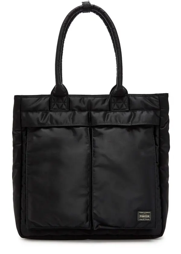 PORTER Tanker Padded Tote Bag - Black