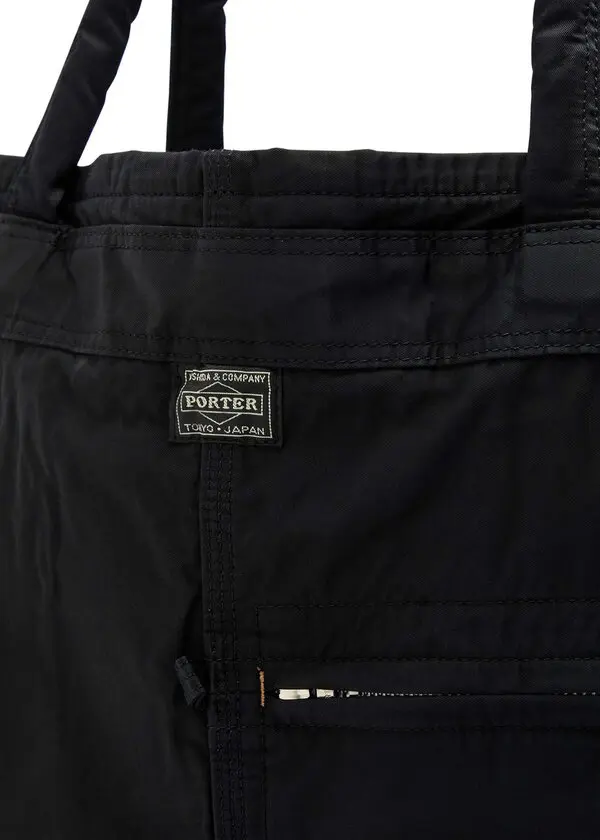 PORTER Nylon Cotton-twill Tote Bag