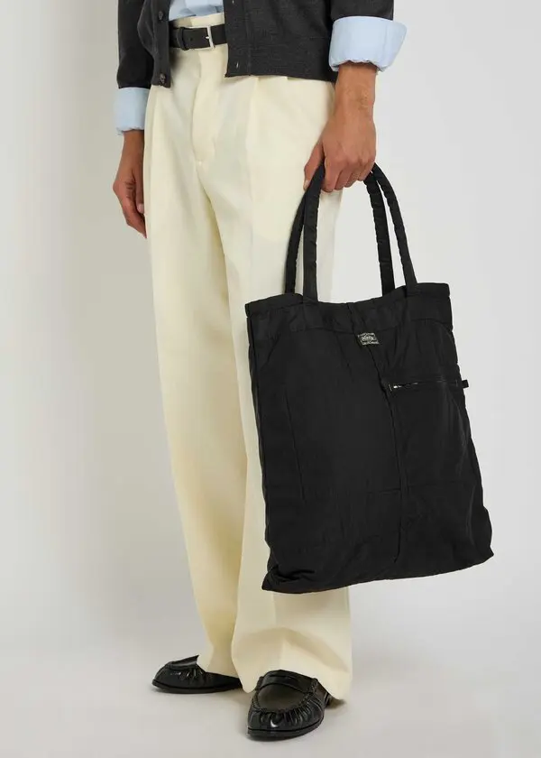 PORTER Nylon Cotton-twill Tote Bag
