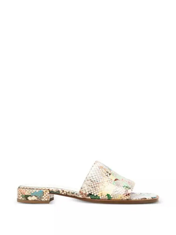 CHUCKIES Snake-effect Sandals