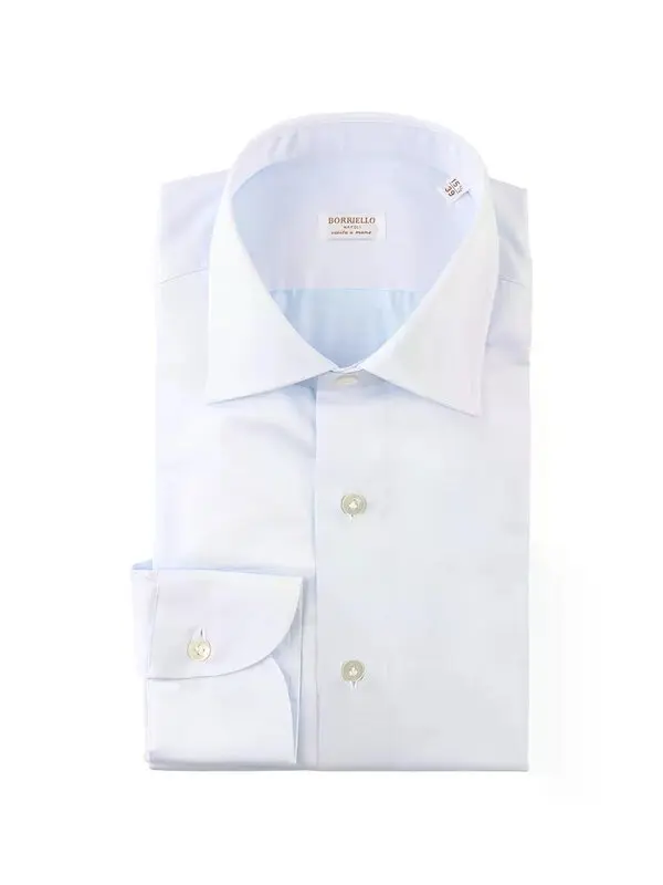 BORRIELLO NAPOLI Spread-collar Button-up Shirt