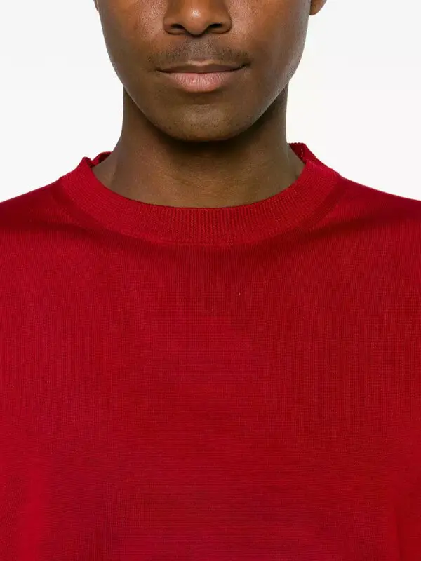 SEVEN GAUGE Short-sleeve Cotton Sweater