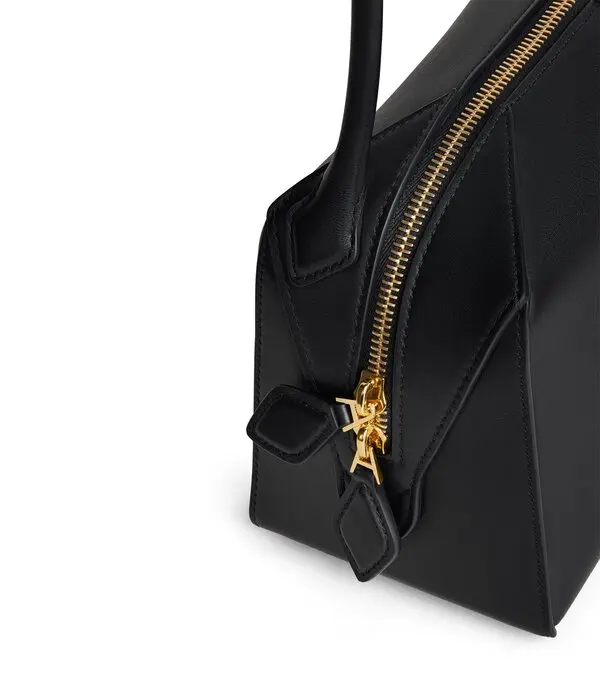 Alaïa Le Bouledogue Small Leather Shoulder Bag - Black