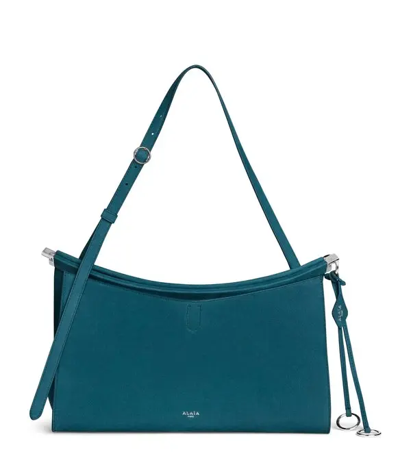Alaïa Le Click Pocket 35 Shoulder Bag - Grey