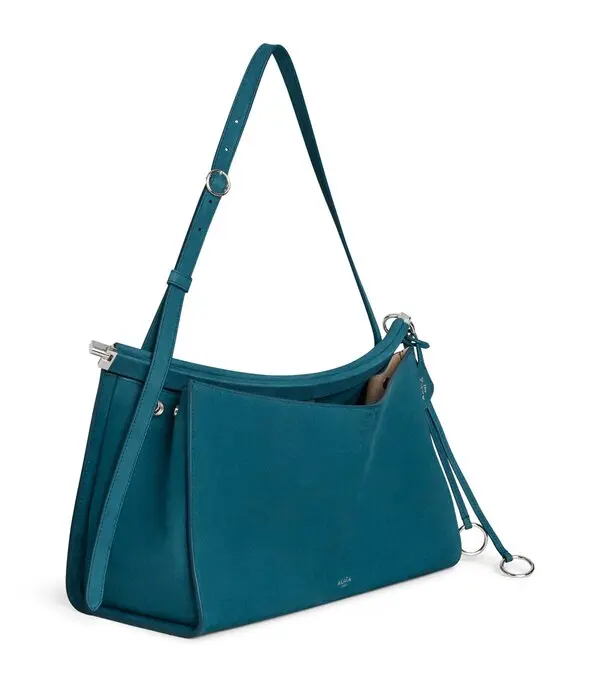 Alaïa Le Click Pocket 35 Shoulder Bag - Grey
