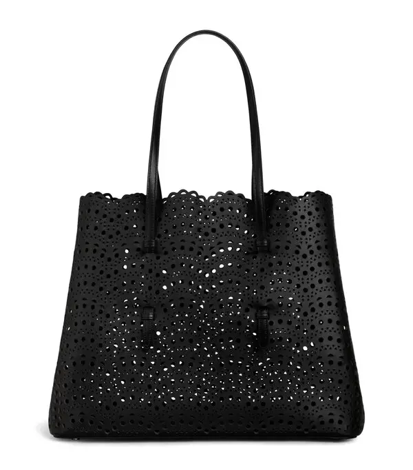 Alaïa Leather Vienne Mina Top Handle Bag