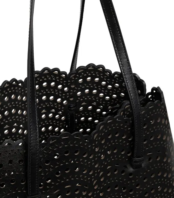 Alaïa Leather Vienne Mina Top Handle Bag
