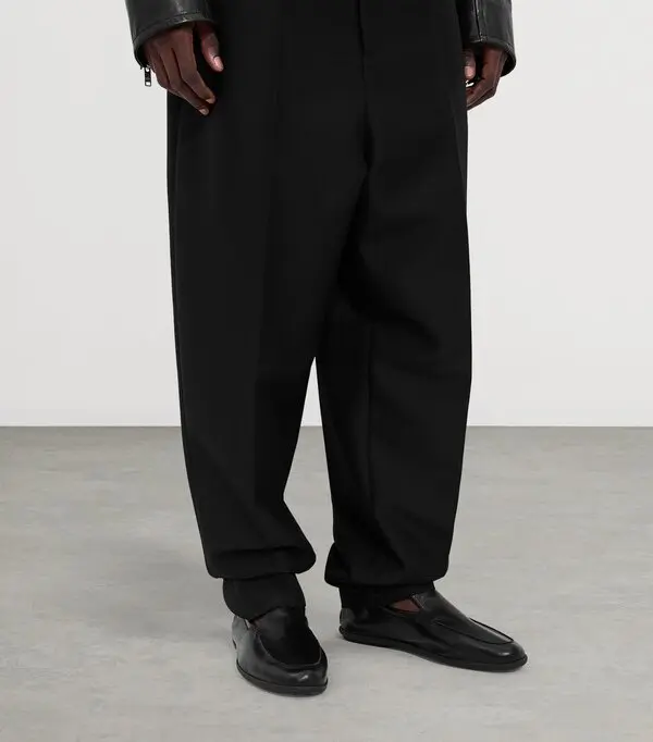 Bottega Veneta Crinkled Nappa Leather Dawson Loafers