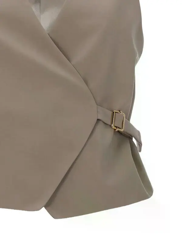 PT TORINO Angela Waistcoat - Neutrals