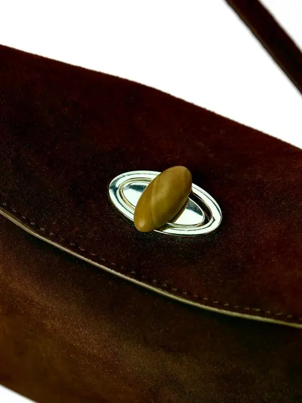 Christopher Esber Turnlock Suede Mini Bag