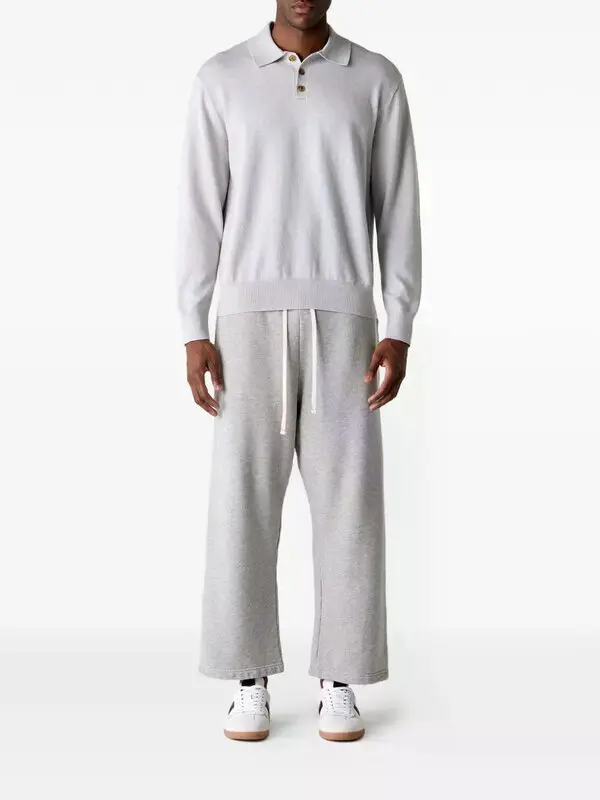 LES TIEN Relaxed-fit Cropped Track Pants