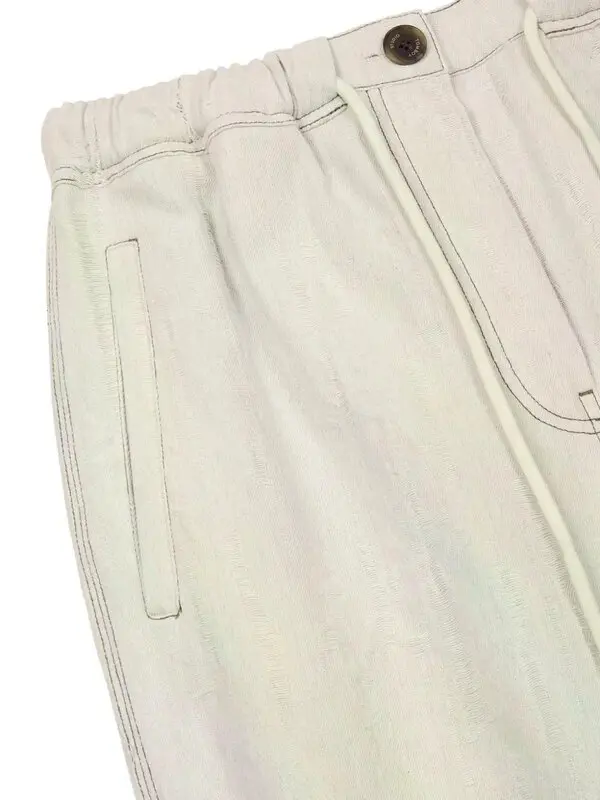 STUDIO TOMBOY Jacquard Drawstring Trousers