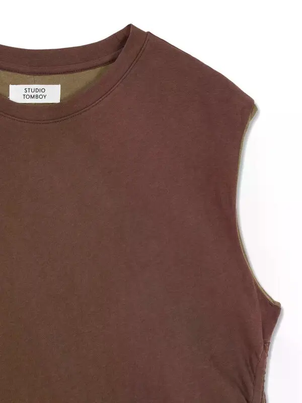 STUDIO TOMBOY Ruched Drawstring Top