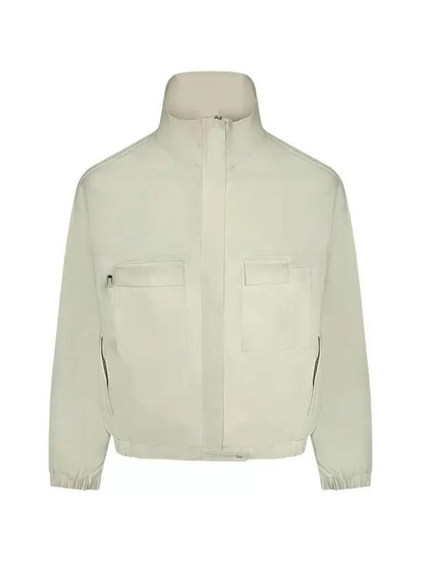 CARRER Elasticated-trim Pocket-detail Jacket - Neutrals