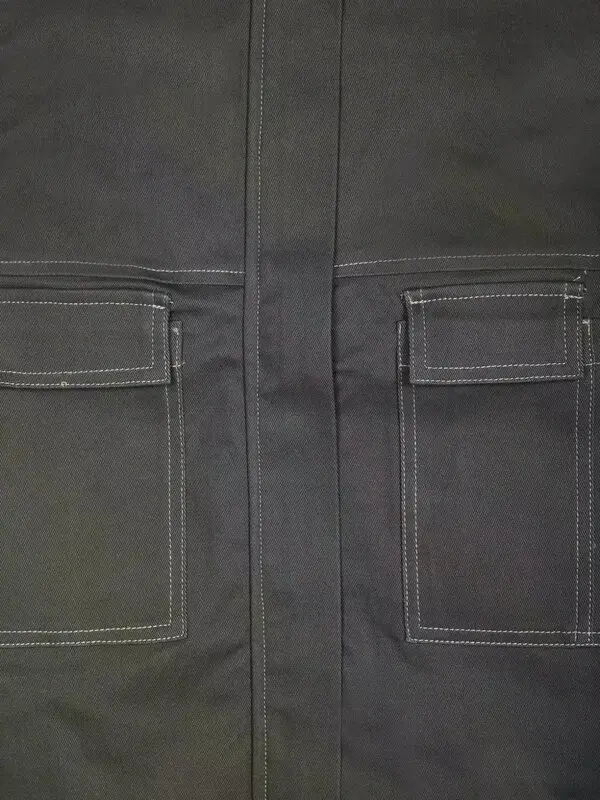 CARRER Contrast-stitch High-neck Jacket