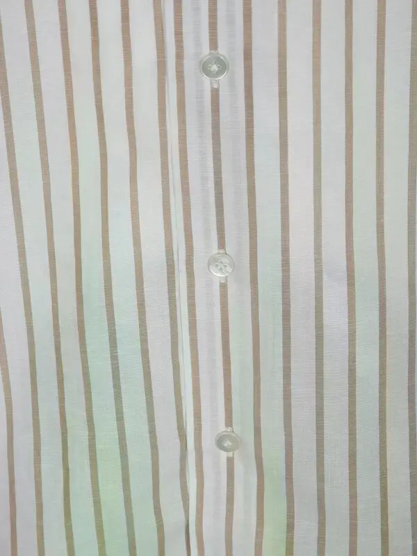 DELL'OGLIO Vertical-stripe Long-sleeve Shirt