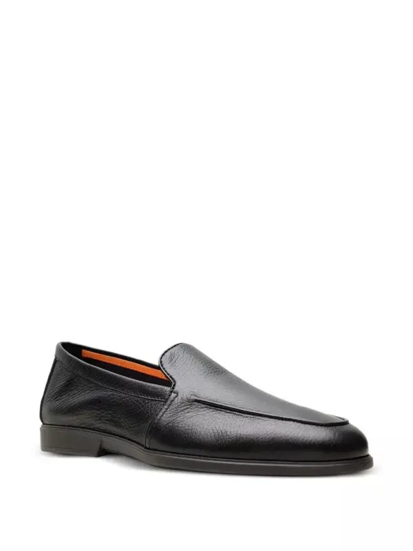 Santoni Leather Loafers