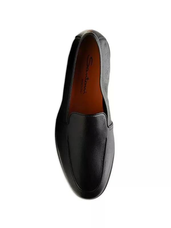 Santoni Leather Loafers