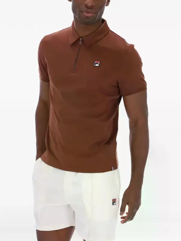 FILA Ettore Logo-patch Polo Shirt