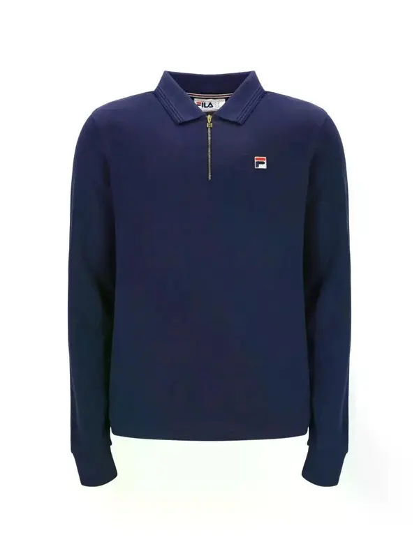 FILA Emilian Zip-fastening Long-sleeve Polo Shirt