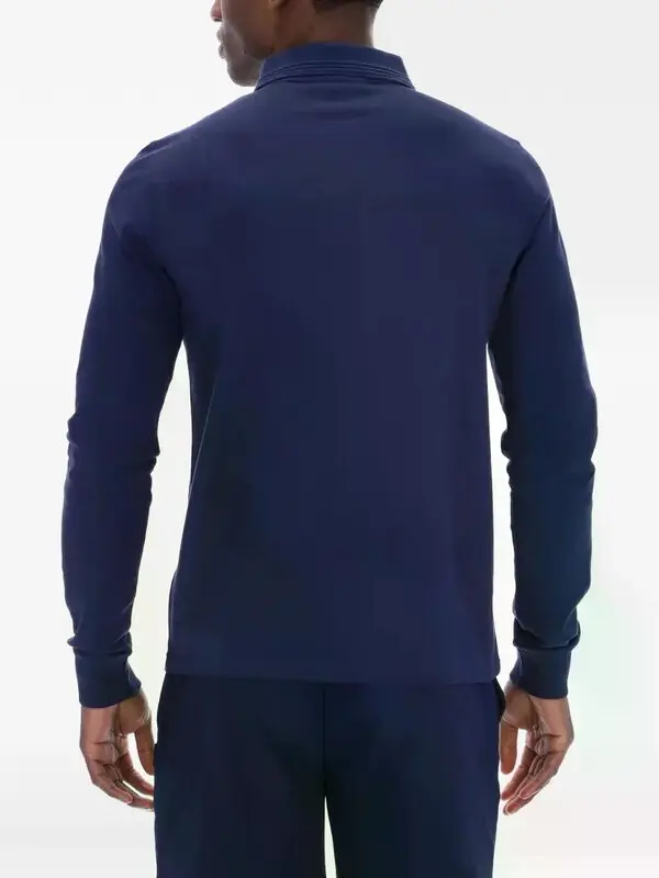 FILA Emilian Zip-fastening Long-sleeve Polo Shirt
