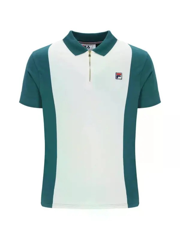 FILA Pierro Zip-up Polo Shirt - White