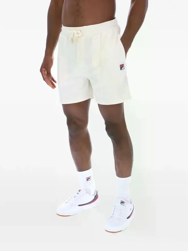 FILA Drawstring Track Shorts - White