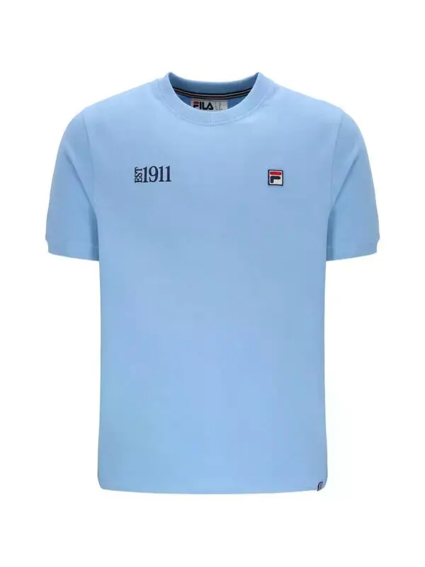 FILA Silvio Logo-patch T-shirt - Blue