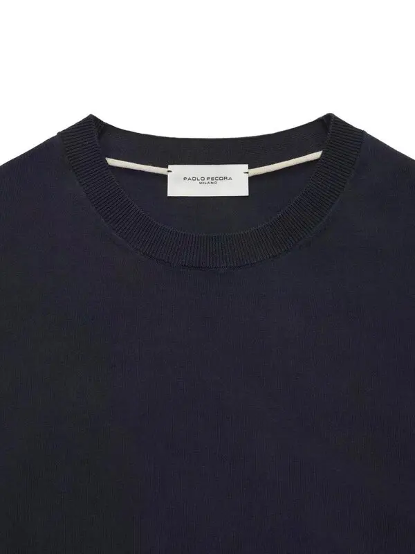 PAOLO PECORA Short-sleeve Cotton Sweater