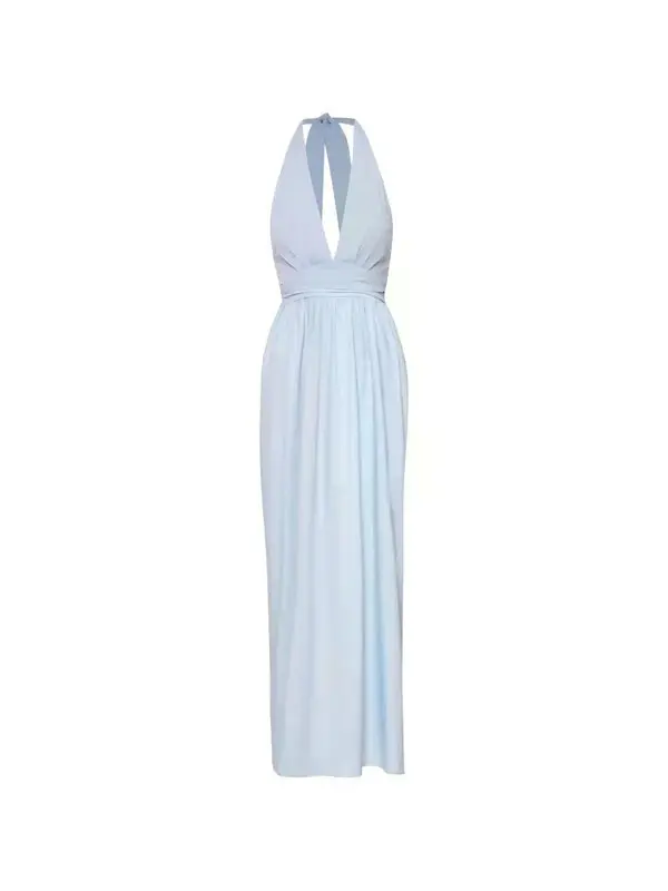BAOBAB Agustina Open-back Maxi Dress - Blue