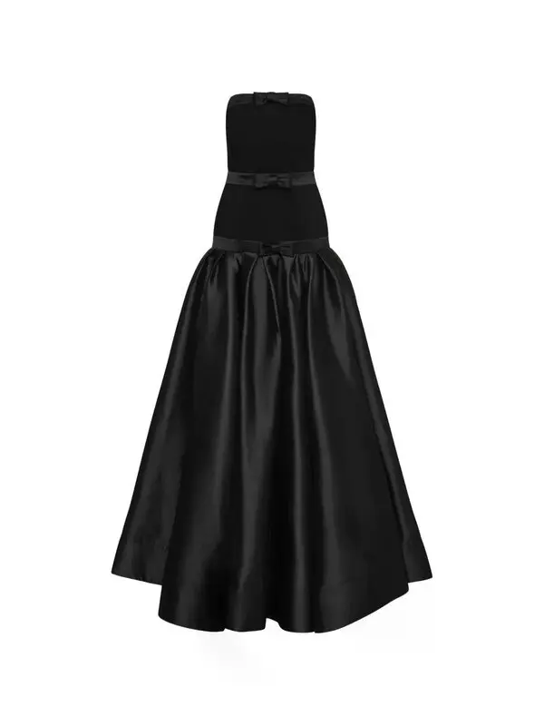 Rebecca Vallance Strapless Gown - Black