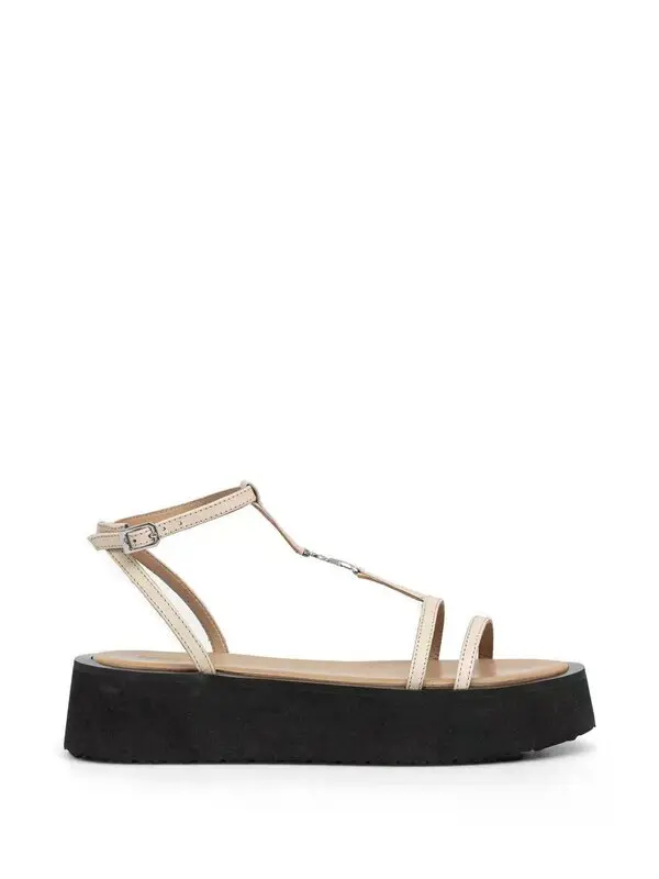 Patrizia Pepe Platform Sandals - Neutrals