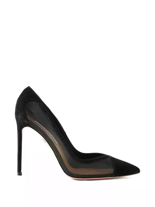 AQUAZZURA Mesh Detail Pumps