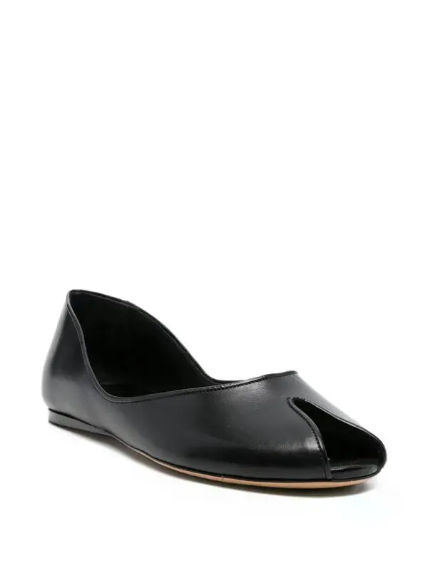 JUDE Peep-toe Ballet Flats