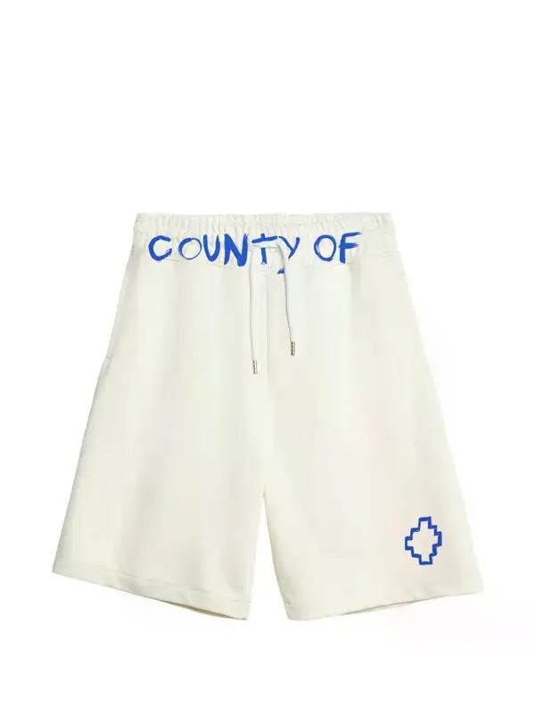 COUNTY OF MILAN Logo Print Drawstring Shorts