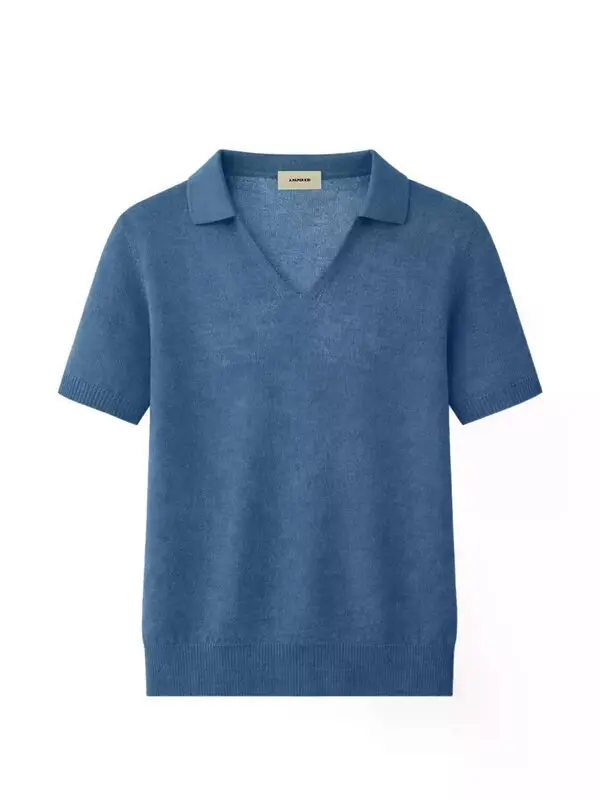 A PAPER KID Knitted T-shirt - Blue